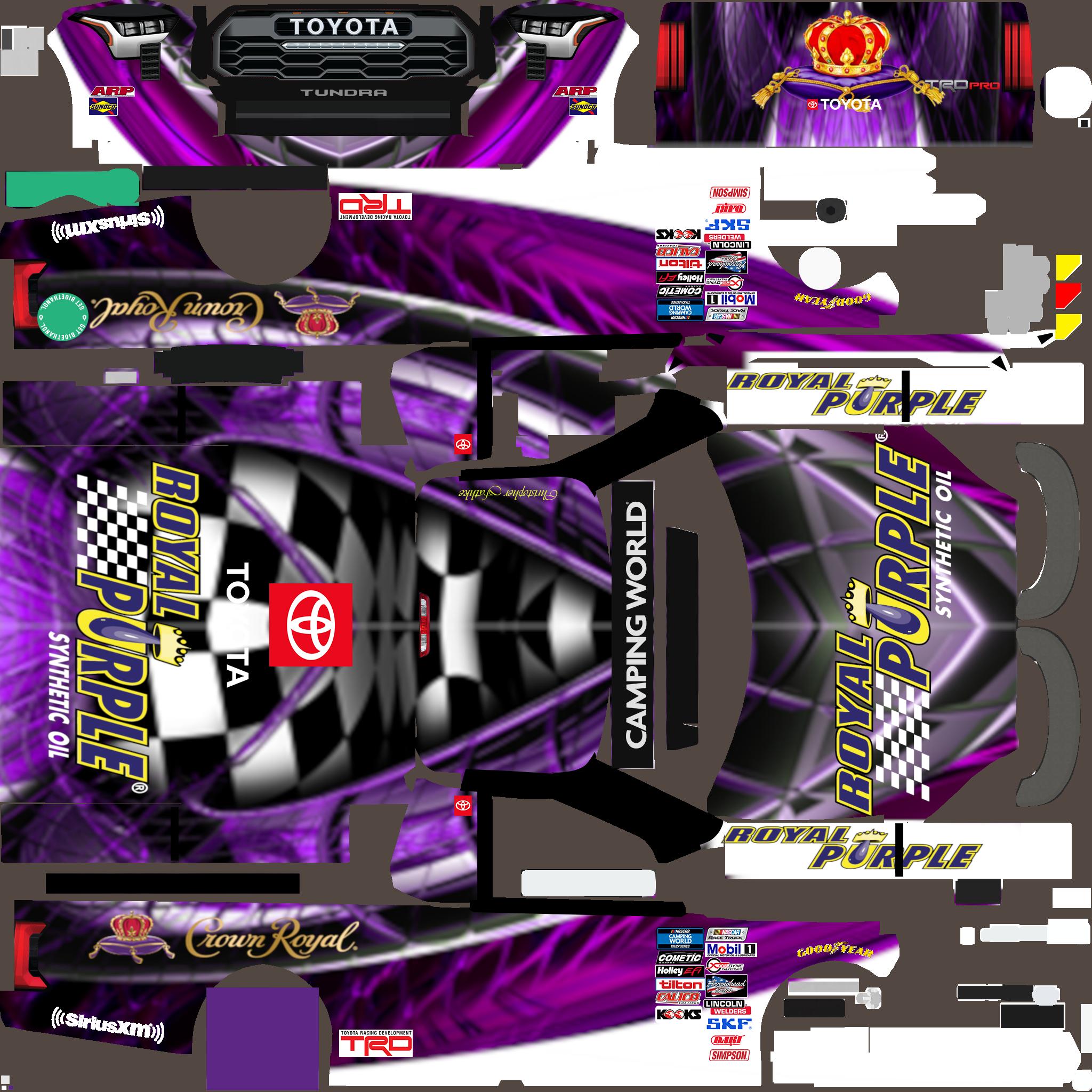 Toyota Tundra Truck 2022 royal purple by Chris D. - Trading Paints