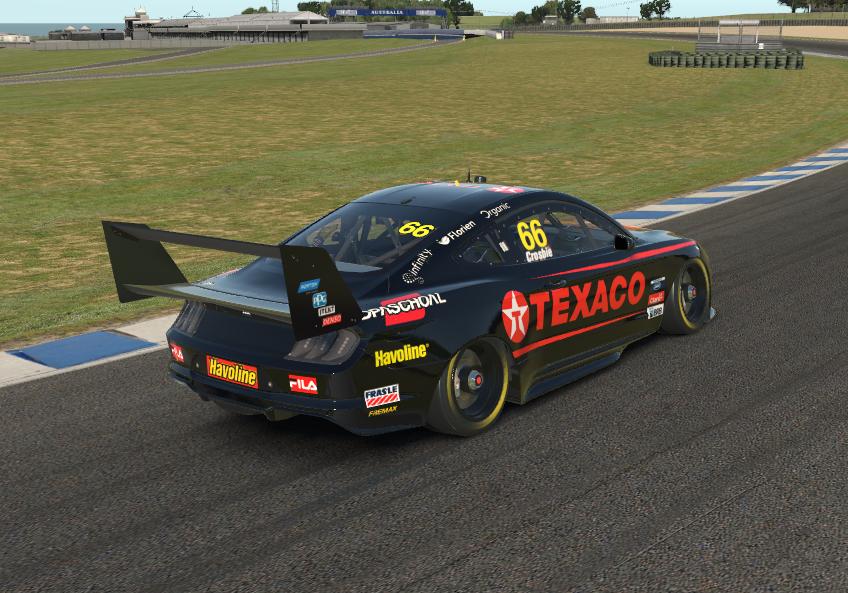 Texaco Havoline Racing Mustang by Darren C. - Trading Paints