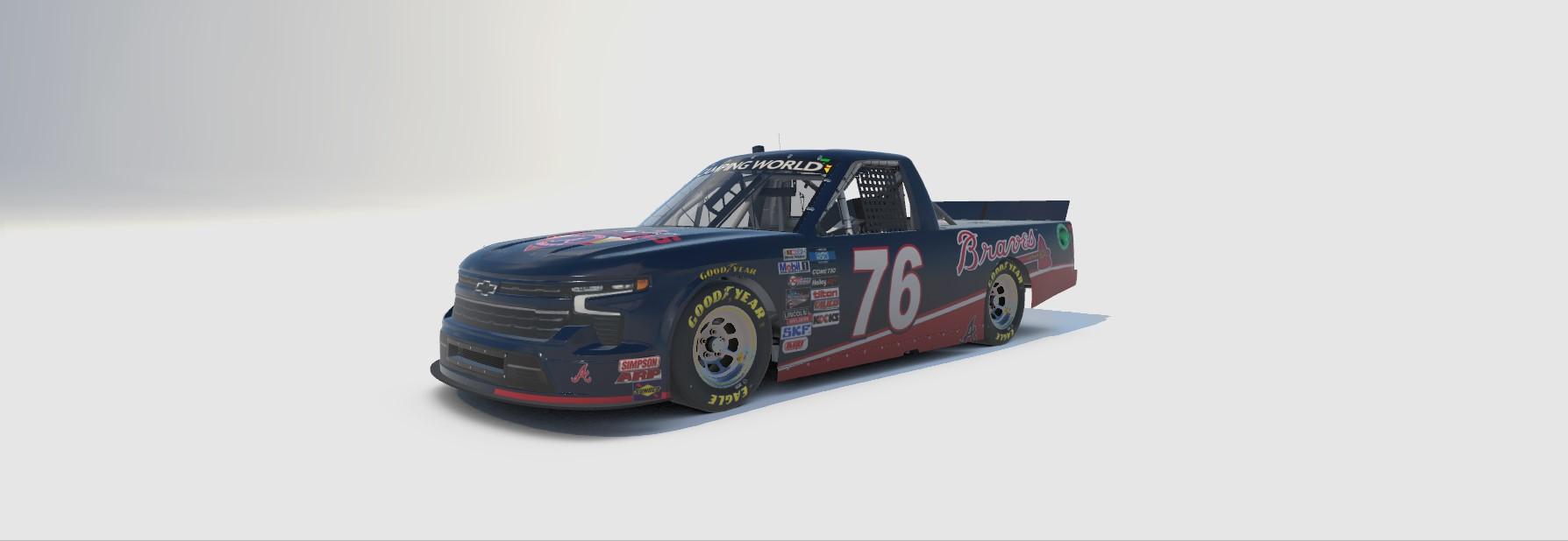 Chevrolet Silverado Braves by Ron Morris J. - Trading Paints
