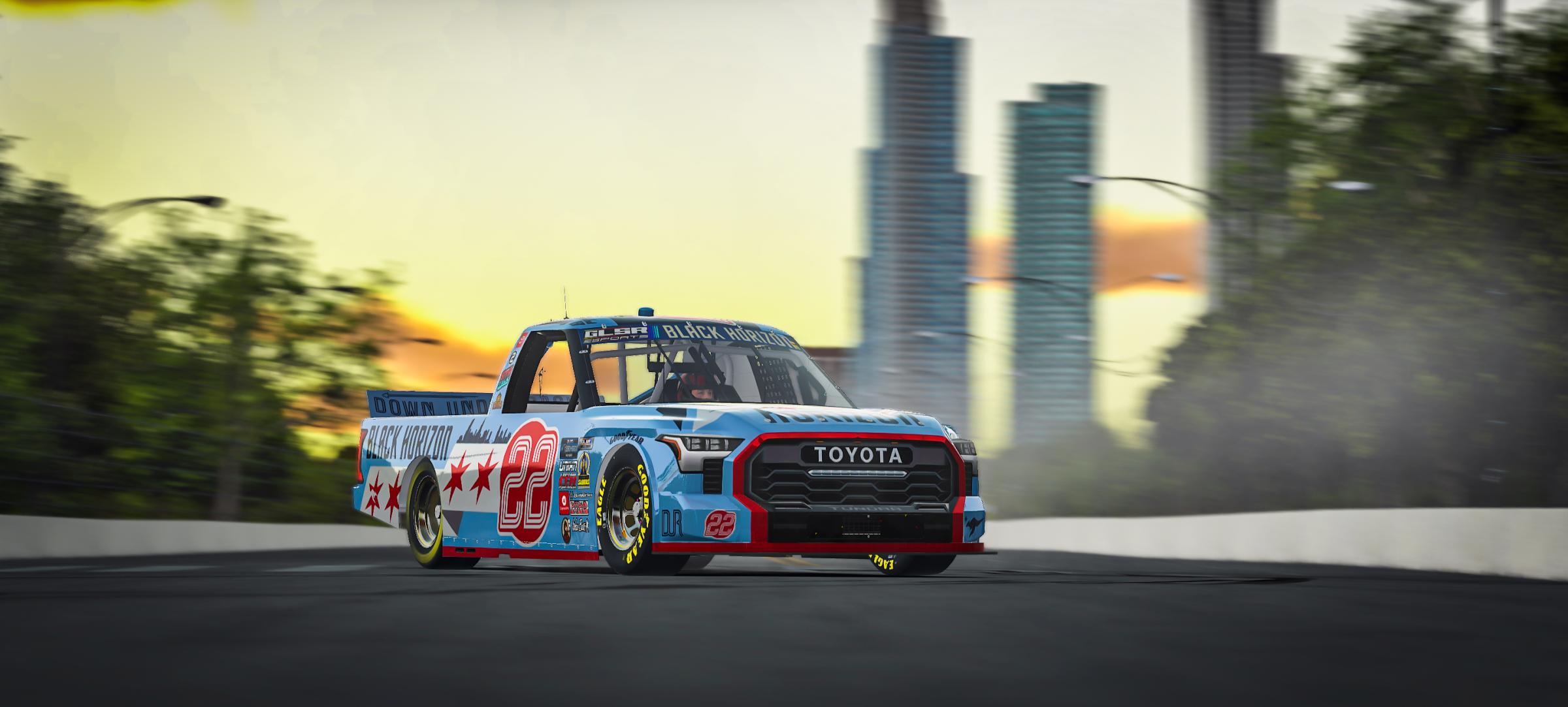 Toyota Tundra Truck 2022 Chicagoland Finale Black Horizon by Sam B ...