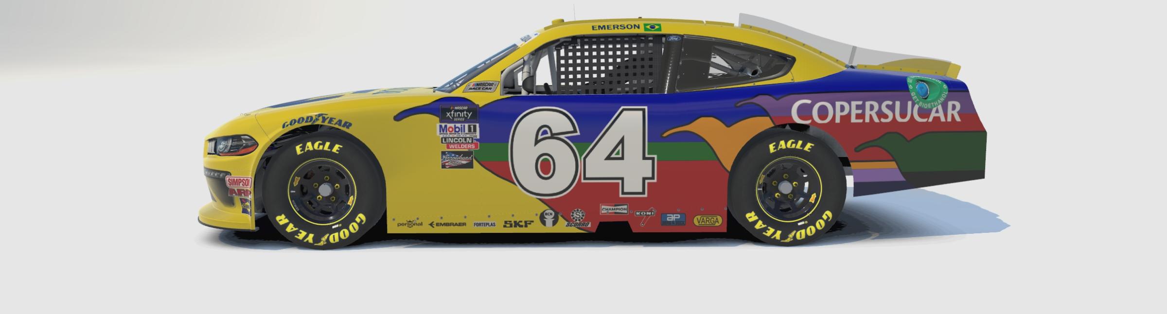 Copersucar Fittipaldi Concept | NASCAR XFINITY Ford Mustang by Jozil de ...
