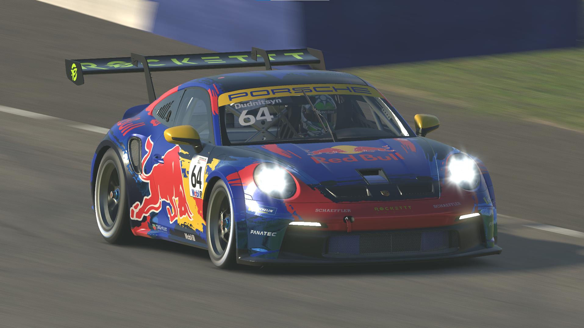 Porsche GT3 Cup 992 RedBull rockettt grphx by Nazar Khrushch - Trading ...