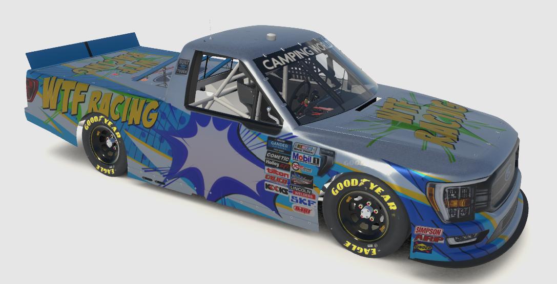 WTF Racing Comic-Sim Numbers by Doug Ezzell - Trading Paints