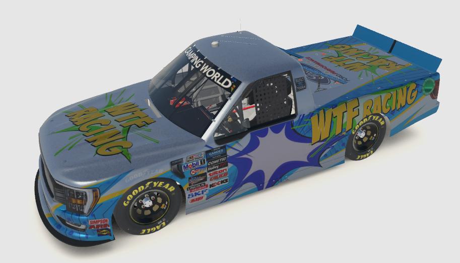 WTF Racing Comic-Sim Numbers by Doug Ezzell - Trading Paints
