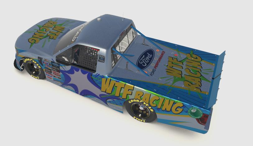 WTF Racing Comic-Sim Numbers by Doug Ezzell - Trading Paints