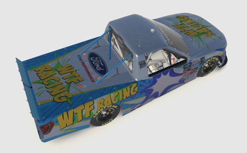 WTF Racing Comic-Sim Numbers by Doug Ezzell - Trading Paints