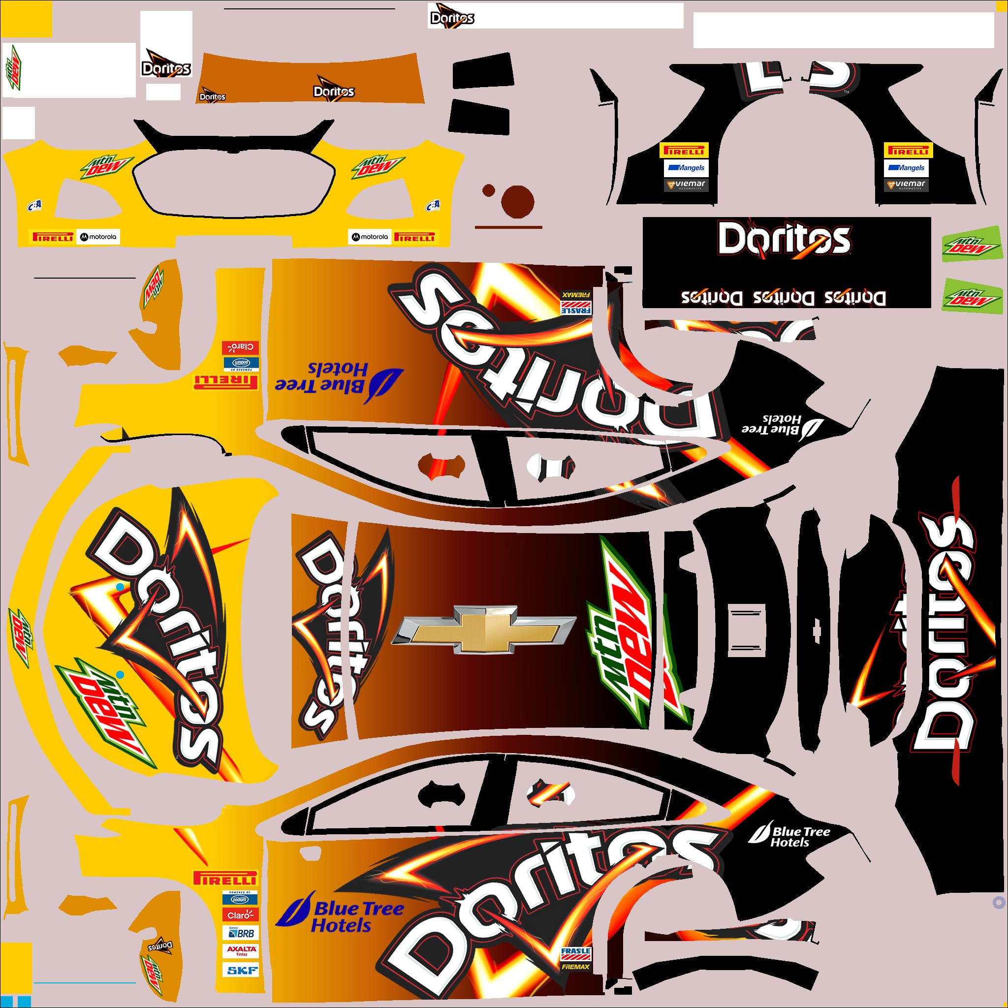 Brazil Chevy Cruze Doritos by Clyde Coman - Trading Paints