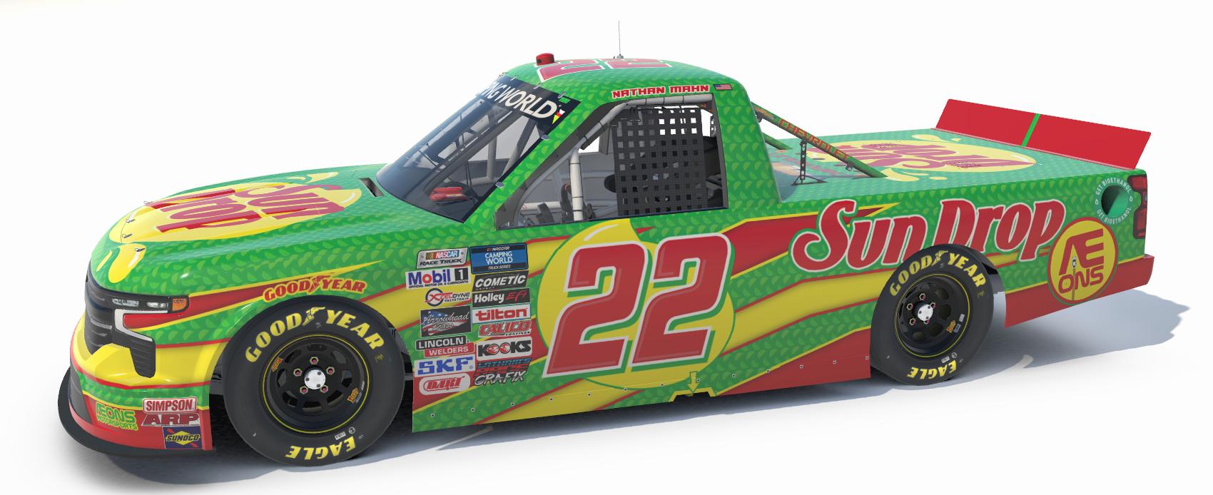 2022 - #22 Nathan Mahn SunDrop Chevrolet Silverado by Timothy Latham ...