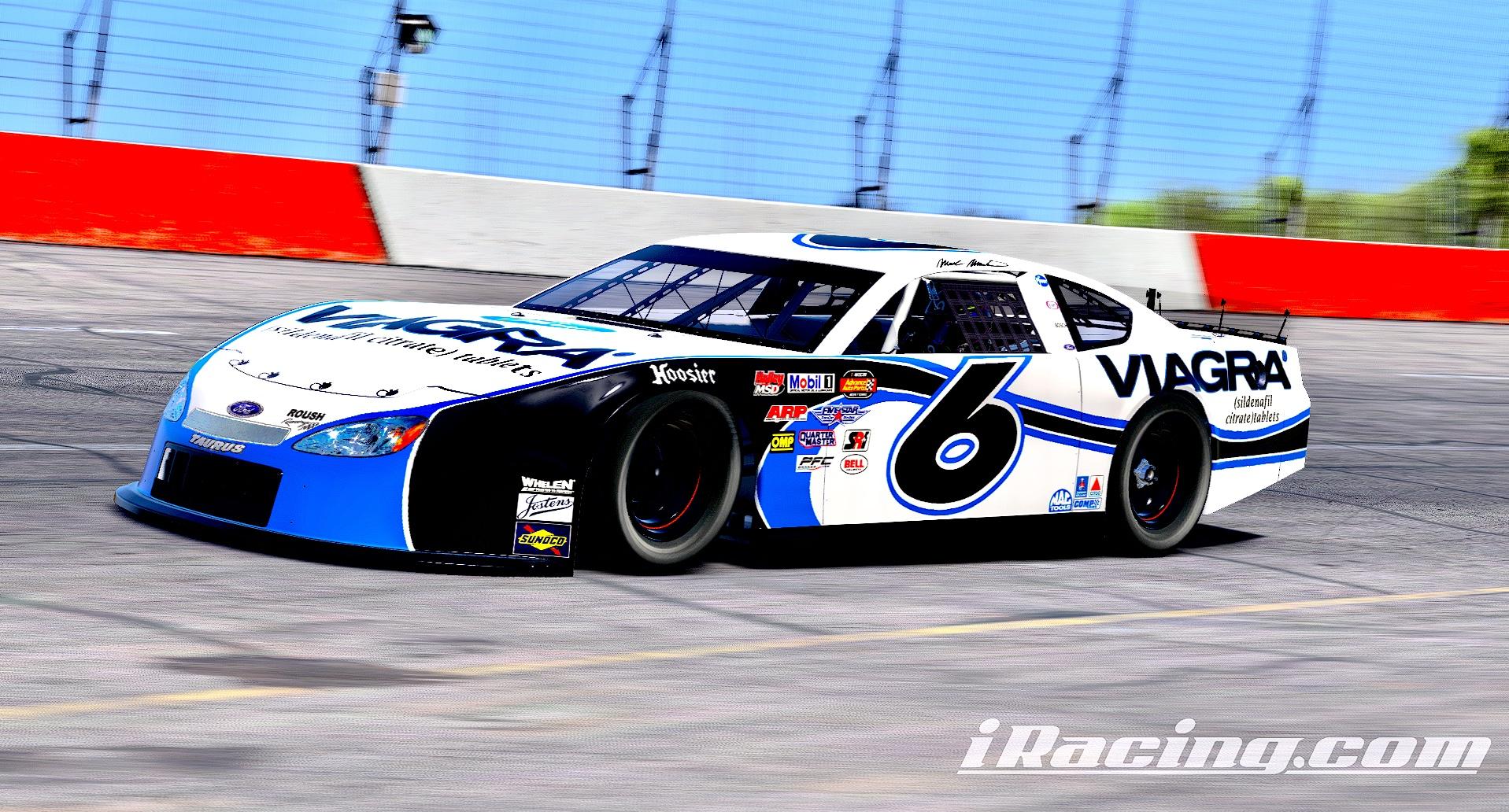 2003 Mark Martin Viagra Winston Scheme Sim Stamped Gray Interior by ...