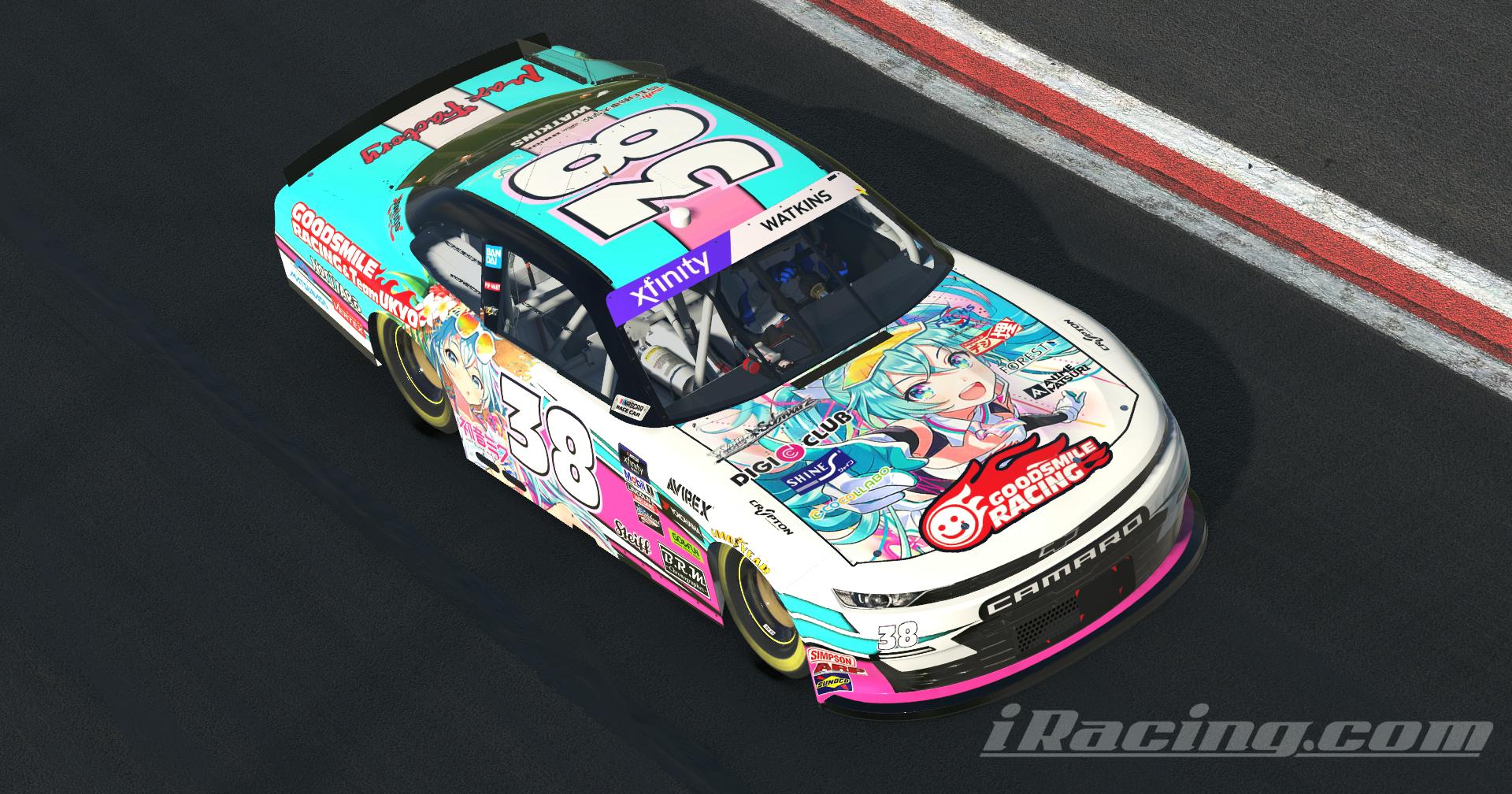 Goodsmile Racing NASCAR XFINITY Chevrolet - Racing Miku 2021 by Glenn ...