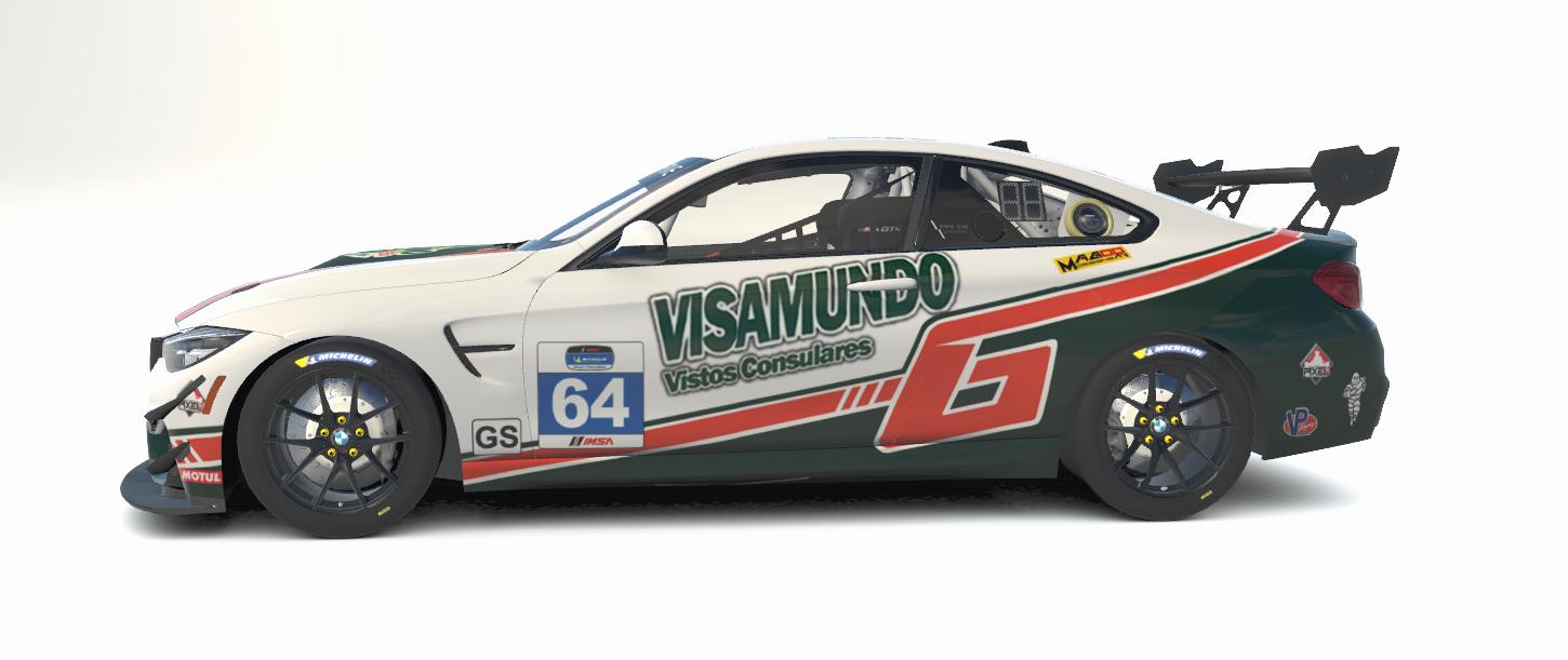 VISAMUNDO Grip Racing 2021 - BMW M4 GT4 by Joao CF Augusto - Trading Paints