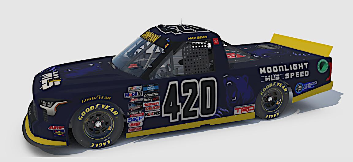 Matt Mad Bear Bare MoonLight Speed Tundra by Gerald Poole - Trading Paints