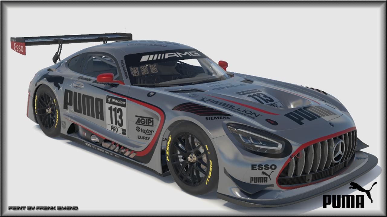 Puma Mercedes AMG GT3 2020 by Frank Amend - Trading Paints