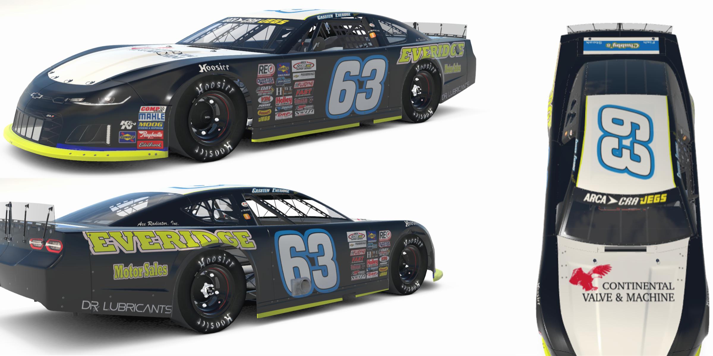 Cassten Everidge 2022 Super Late Model by Ryan Lentz J. - Trading Paints