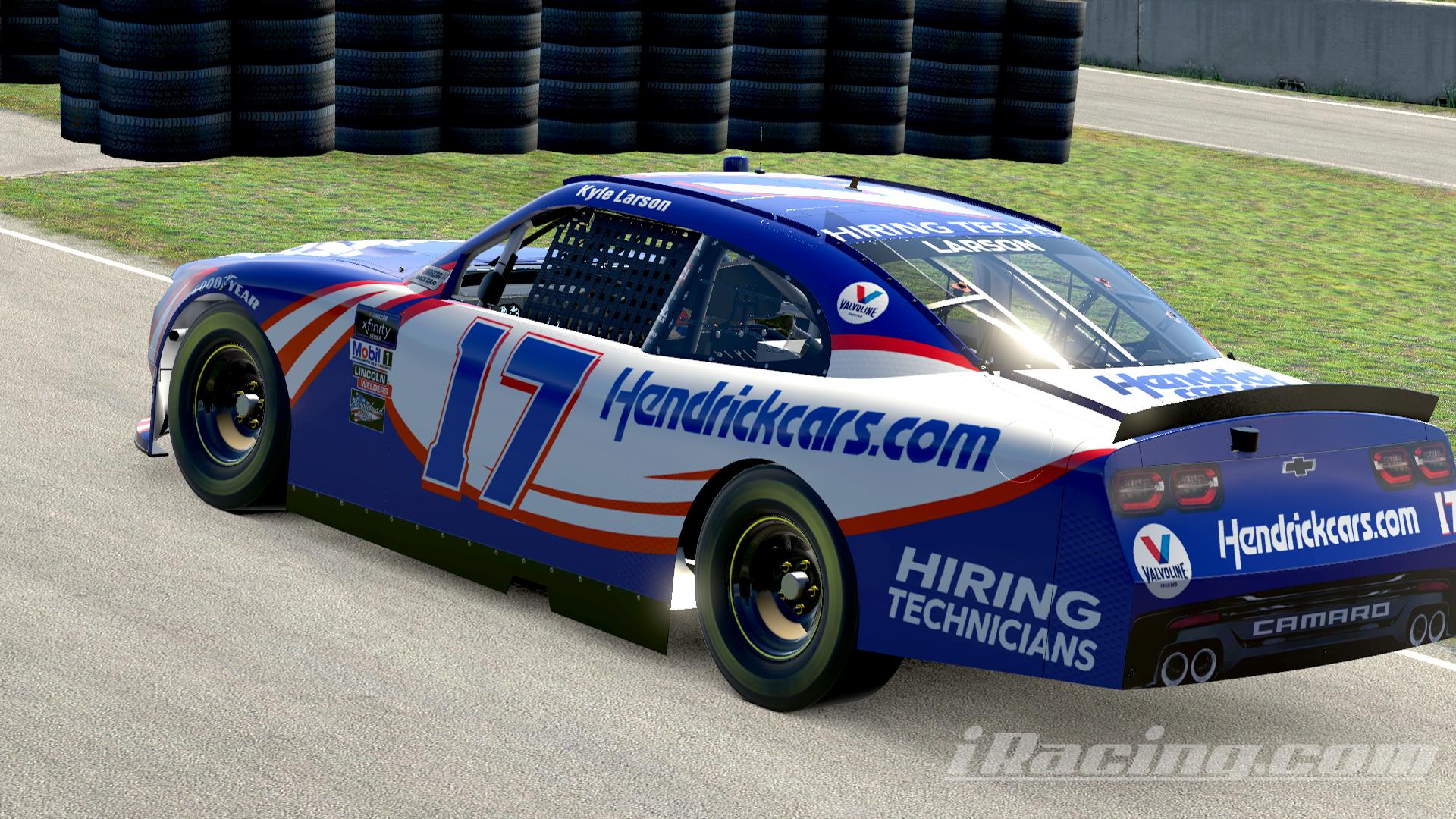 Kyle Larson 2022 Hendrickcars.com Xfinity With Number by Martin Roberg ...