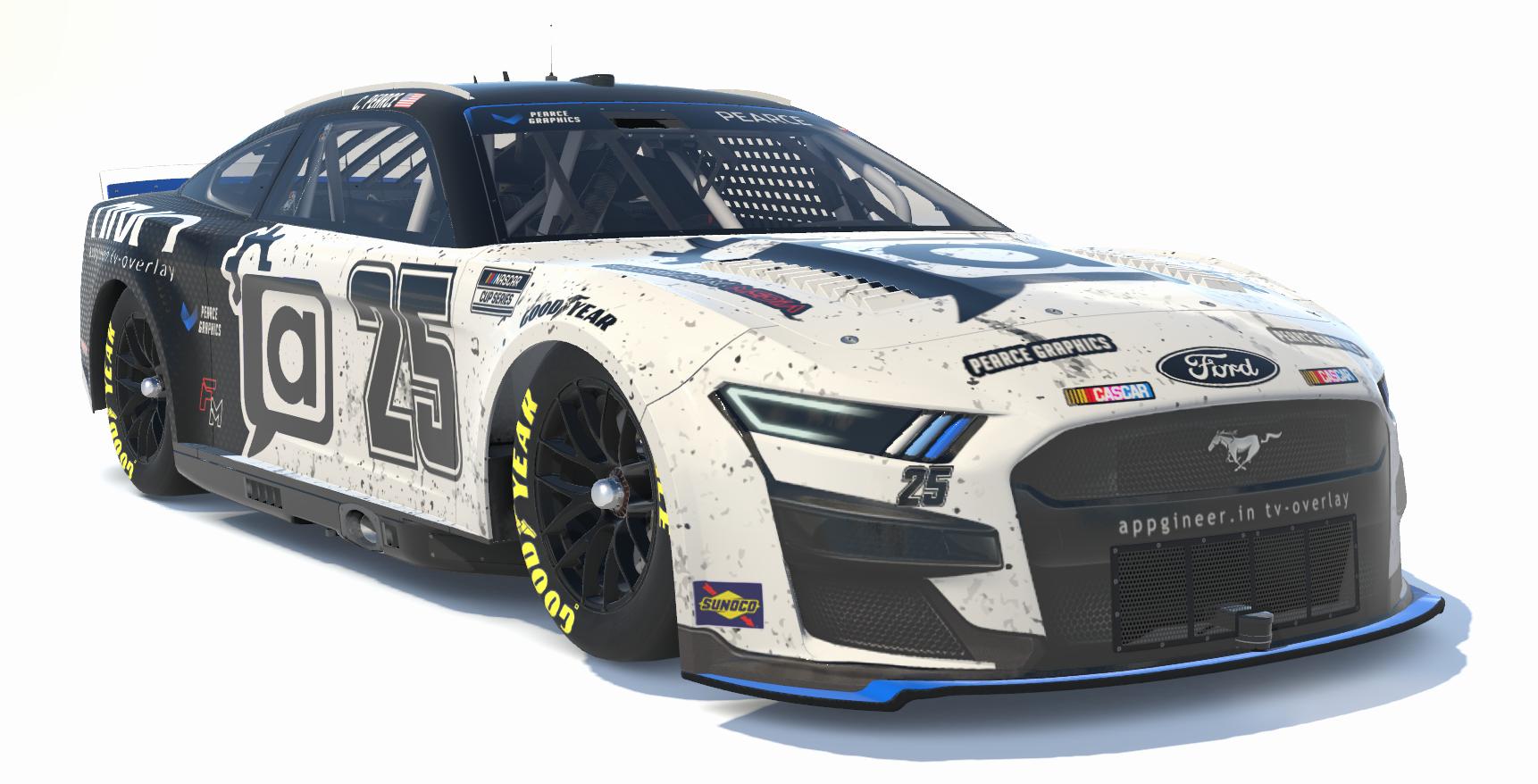 #25 ATVO Next Gen Ford Mustang (CASCAR) by Chris F Pearce - Trading Paints