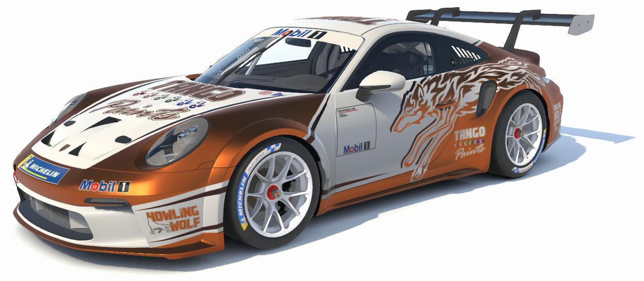 Orange Tango Paints Porsche GT3 Cup (992) by Towle Owen - Trading Paints