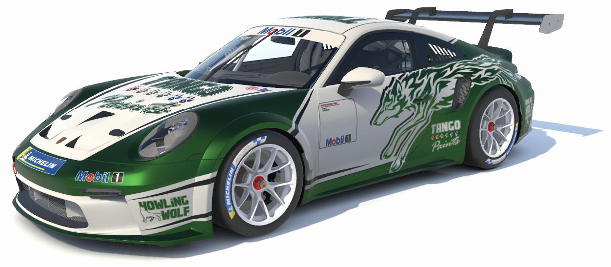Green Tango Paints Porsche GT3 Cup (992) by Towle Owen - Trading Paints