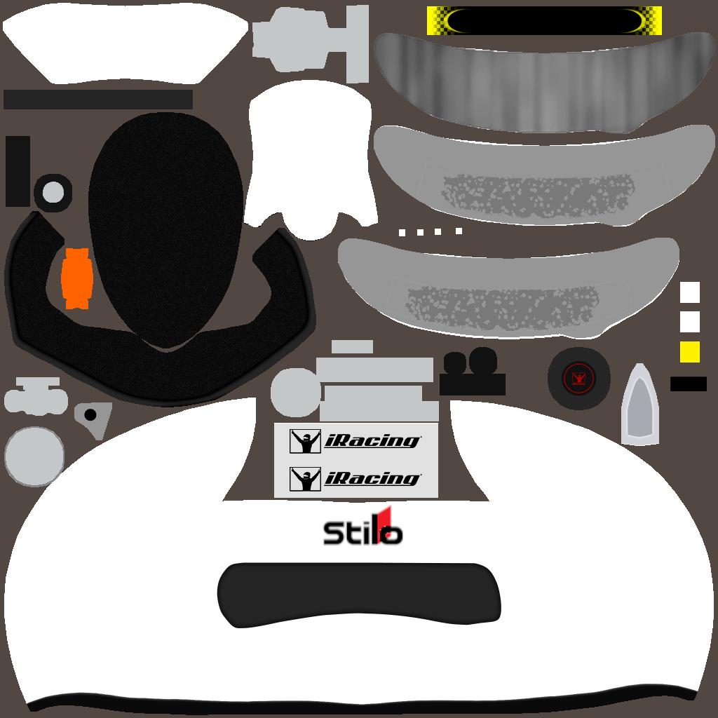 STILO HELMET WHITE by Christian Barker - Trading Paints