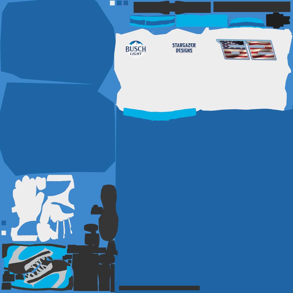 Stargazer Designs #62 Busch Lite Suit by Daniel J Cole - Trading Paints