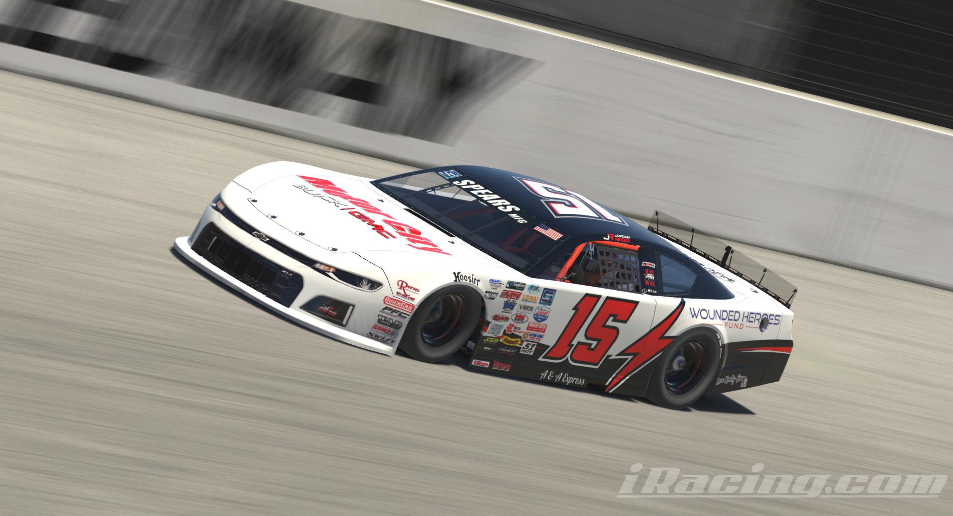 Jordon Riddick 2022 SRL Super Late Model by Corey Deuser - Trading Paints