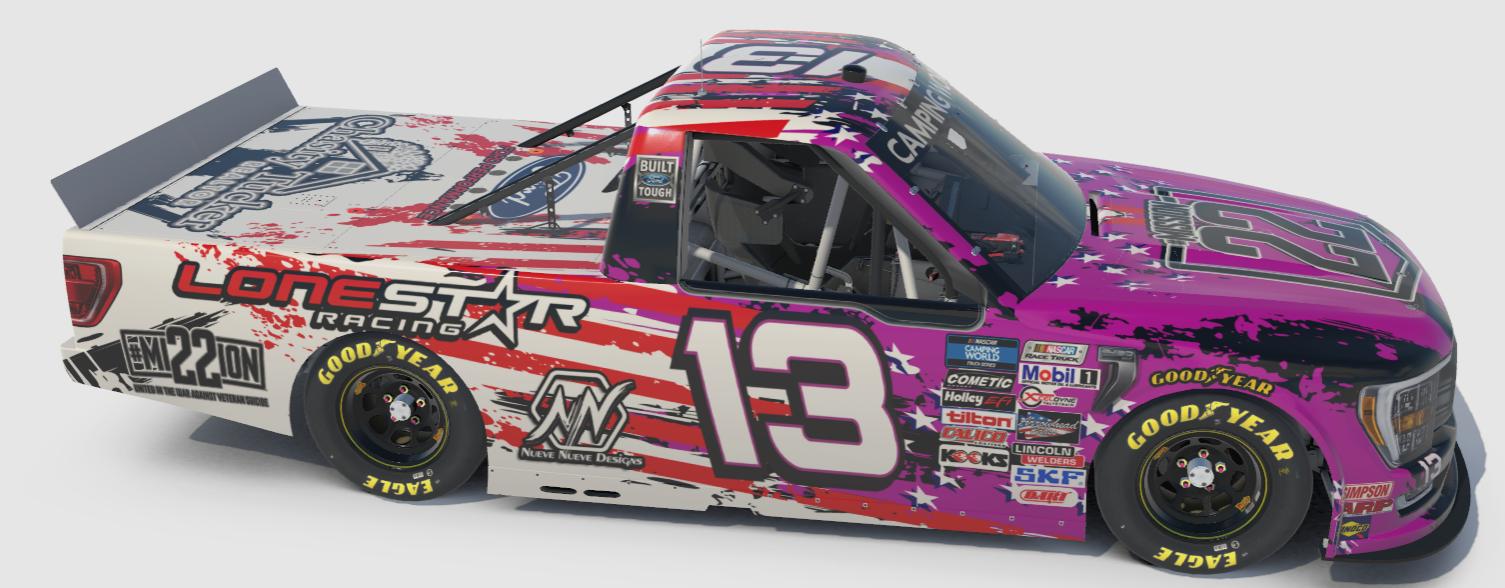 Joseph Tucker #13 Mission 22 LSR F150 by Triston Sikes - Trading Paints