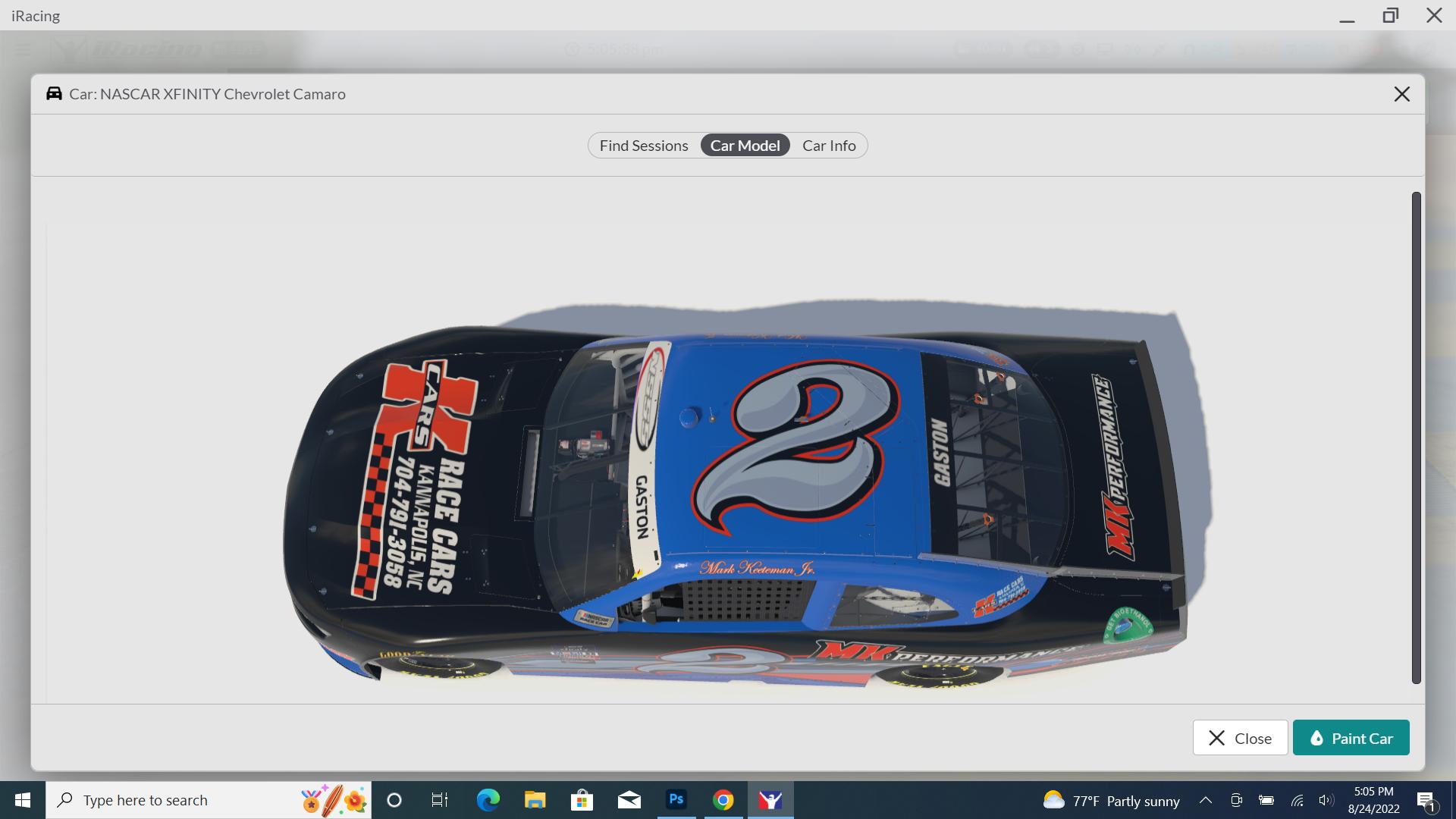 Mark Keeteman Jr by Jonathan Gaston - Trading Paints