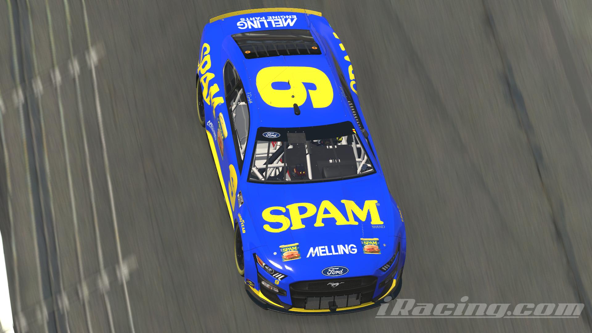 James Danforth #9 Spam Ford Mustang by James D. - Trading Paints
