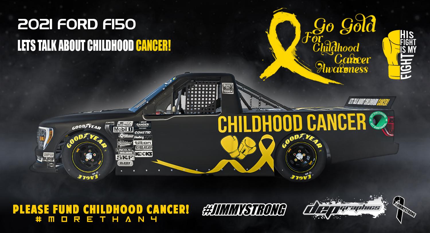 FREE - CHILDHOOD CANCER FORD F150 by Daniel Poetschlag - Trading Paints