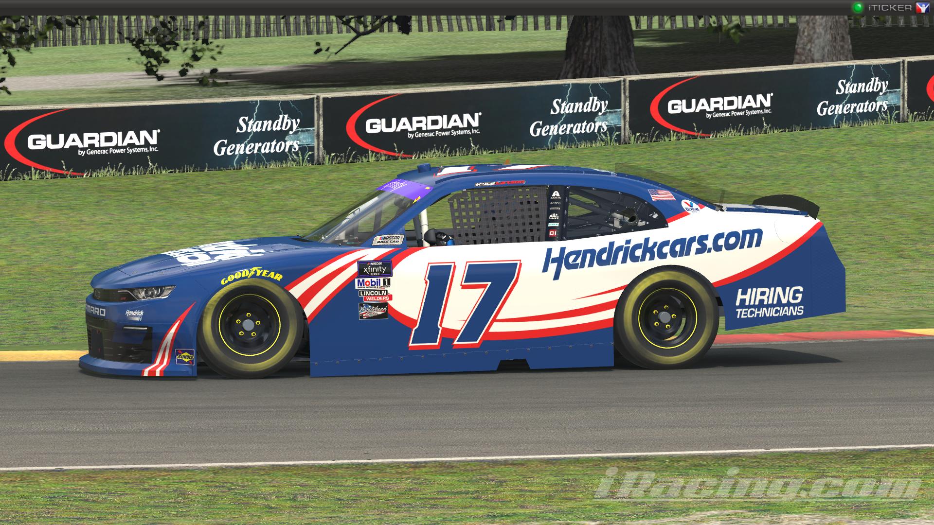 Kyle Larson #17 Hendrick Cars 2022 NASCAR Xfinity Series With Custom ...