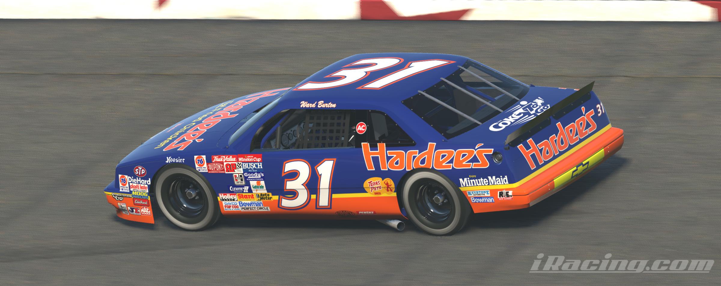 1994 #31 Ward Burton Hardees Chevy - Winston Cup by William Goshen ...