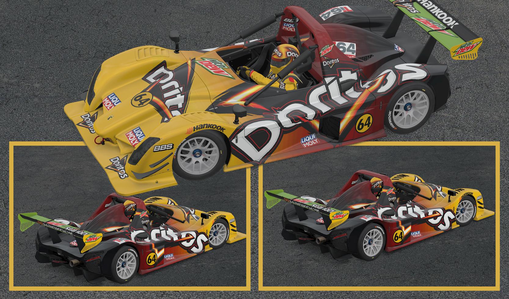 Radical SR10 Doritos by Clyde Coman - Trading Paints
