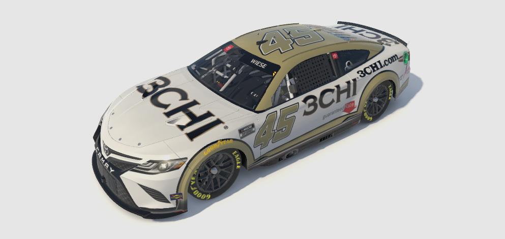 2023 Tyler Reddick 3CHI 23XI Concept by Atley Wiese - Trading Paints