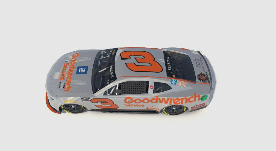 NO NUMBER Dale Earnhardt Replica GM Goodwrench Chrome/Orange Scheme w ...