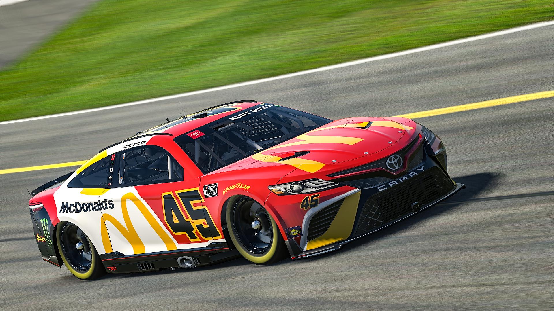 Kurt Busch No.45 McDonalds Toyota Camry (Sim Stamped) by David T ...