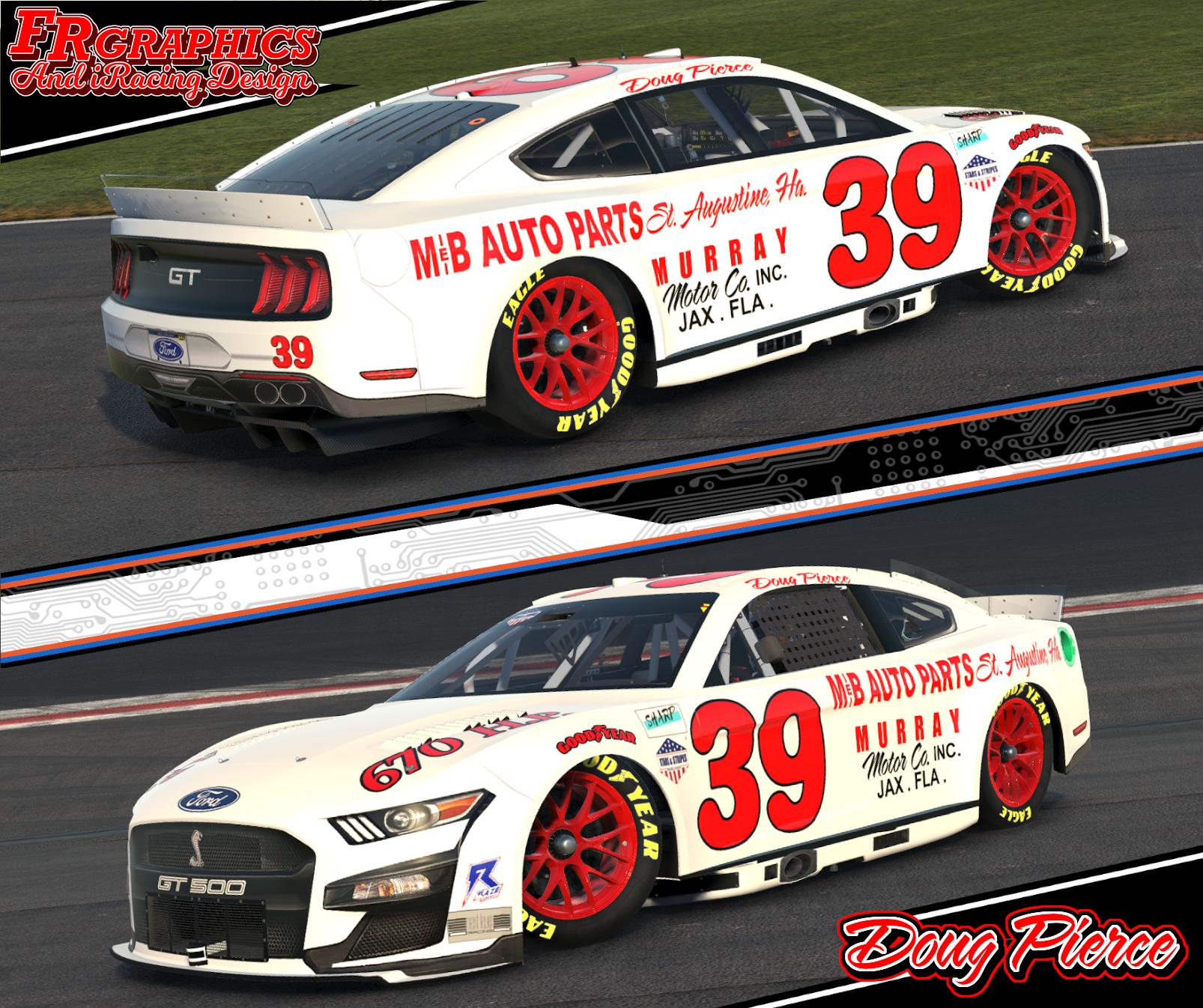 Doug Pierce SSRL Throwback Cup Series Ford Mustang by Manix Furqueron ...