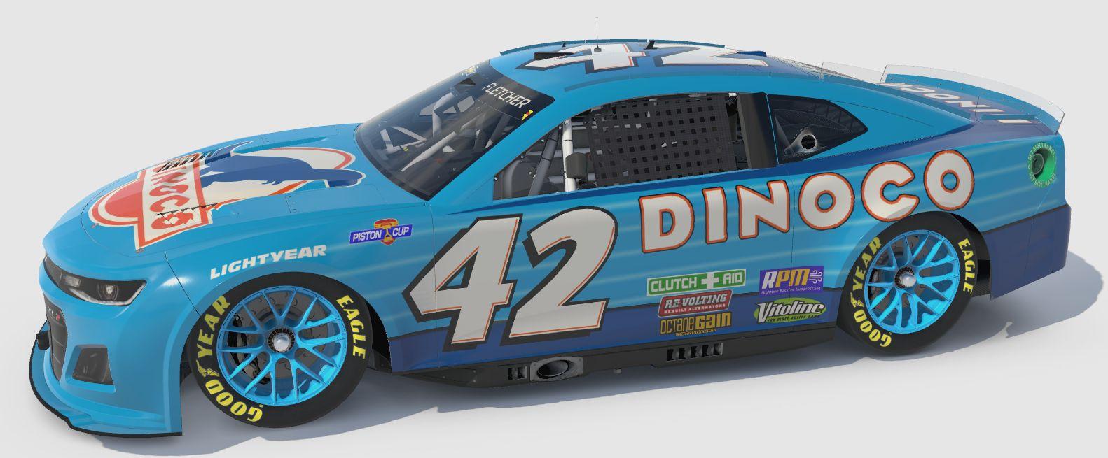 Cal Weathers Dinoco Camaro by Brian Fletcher - Trading Paints
