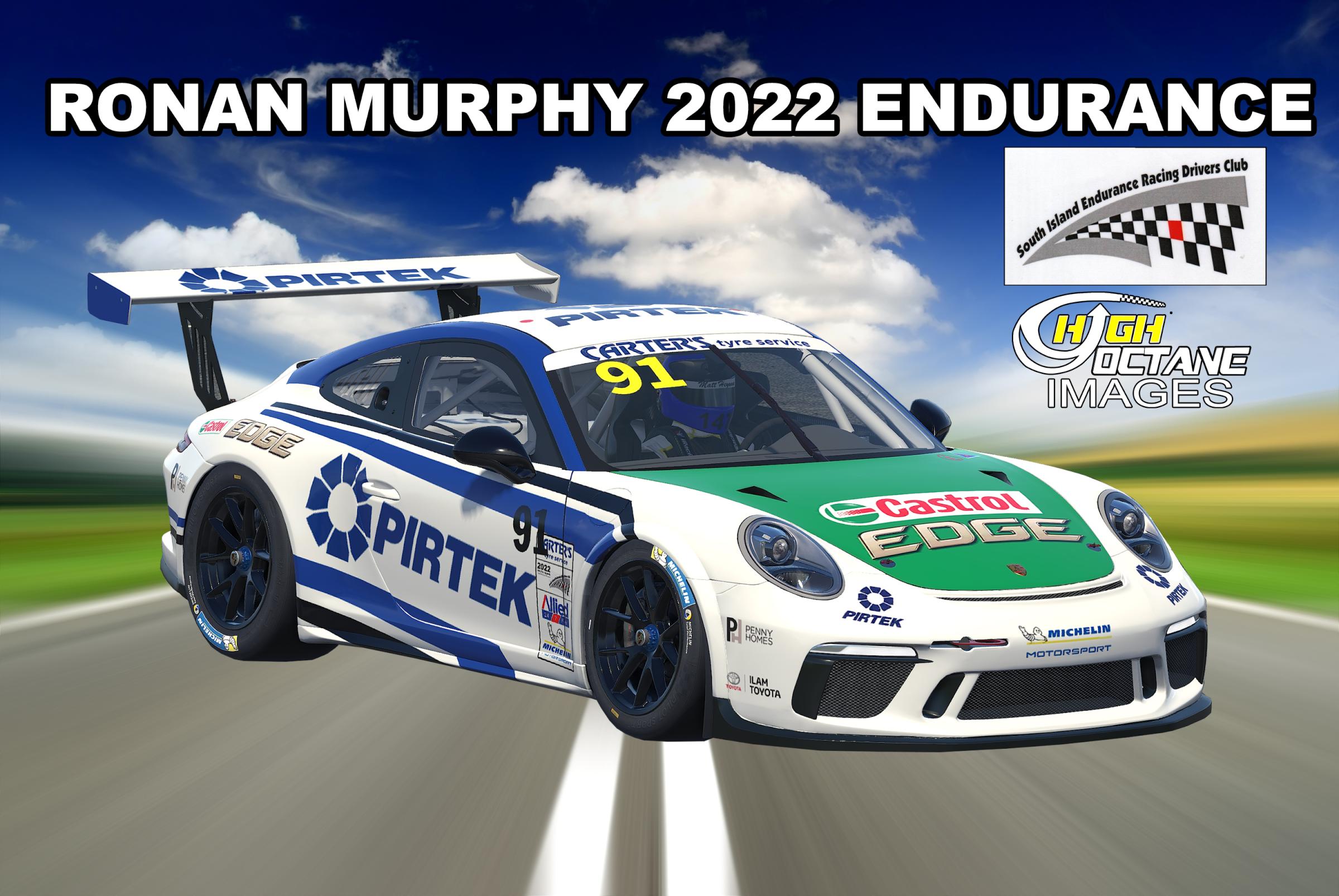 Ronan Murphy 2022 Endurance Porsche by Matt Heywood - Trading Paints