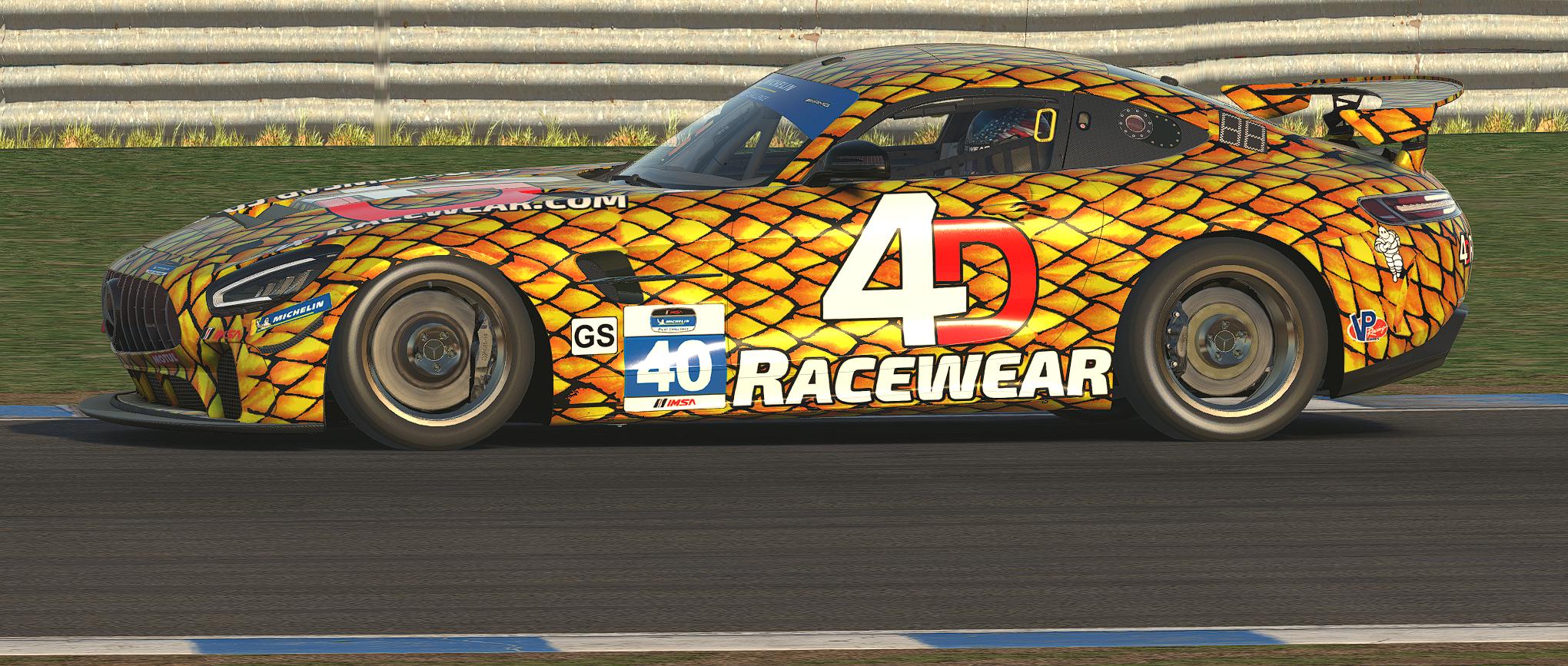 4D Mercedes GT4 Yorgle by Jim H. - Trading Paints