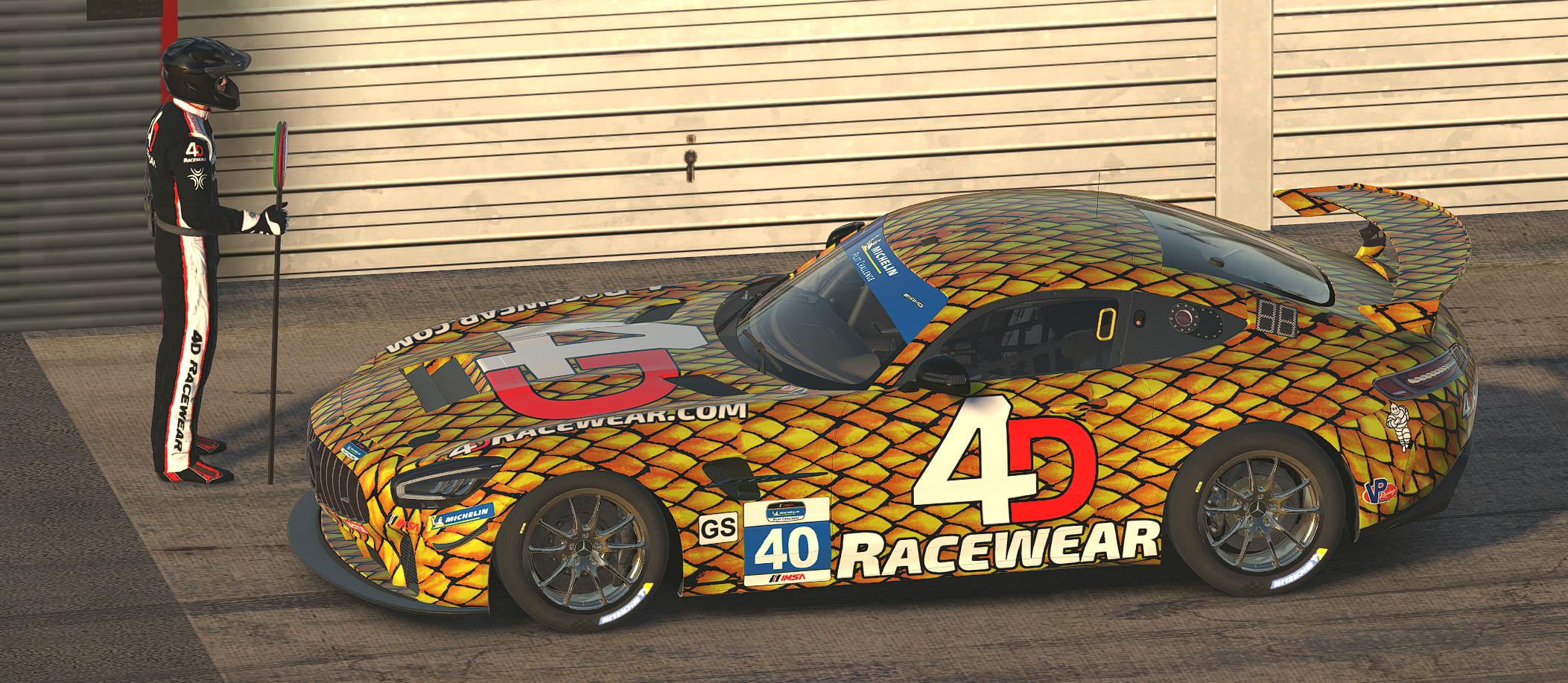 4D Mercedes GT4 Yorgle by Jim H. - Trading Paints