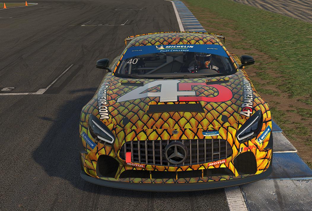 4D Mercedes GT4 Yorgle by Jim H. - Trading Paints