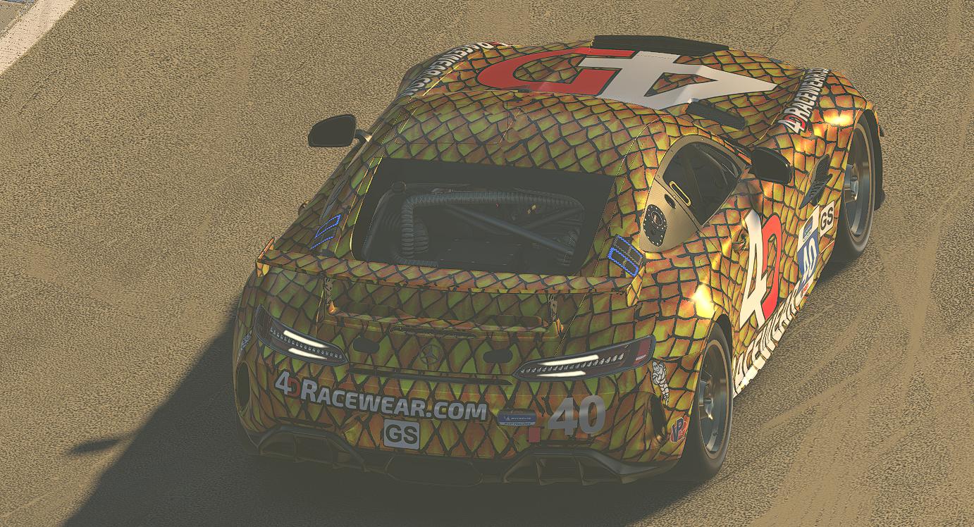 4D Mercedes GT4 Yorgle by Jim H. - Trading Paints