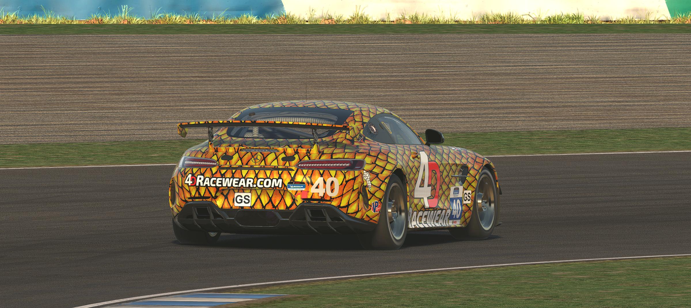 4D Mercedes GT4 Yorgle by Jim H. - Trading Paints