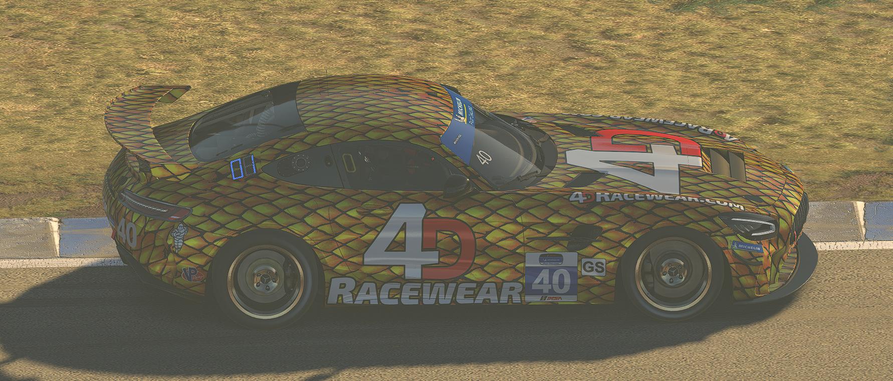 4D Mercedes GT4 Yorgle by Jim H. - Trading Paints