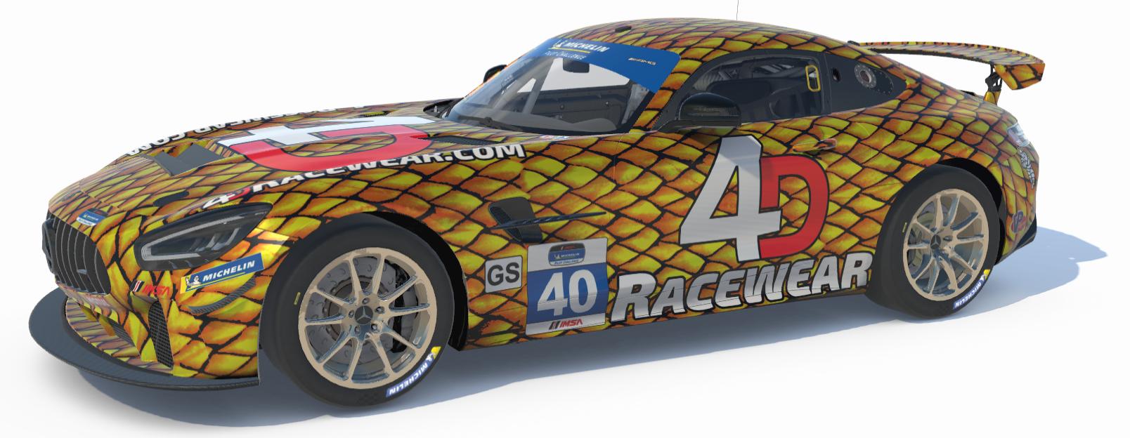 4D Mercedes GT4 Yorgle by Jim H. - Trading Paints