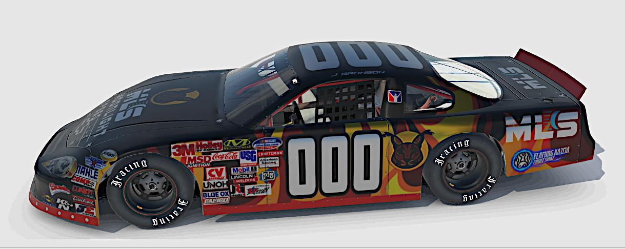 J Bronson MoonLight Speed Late Model by Gerald Poole - Trading Paints