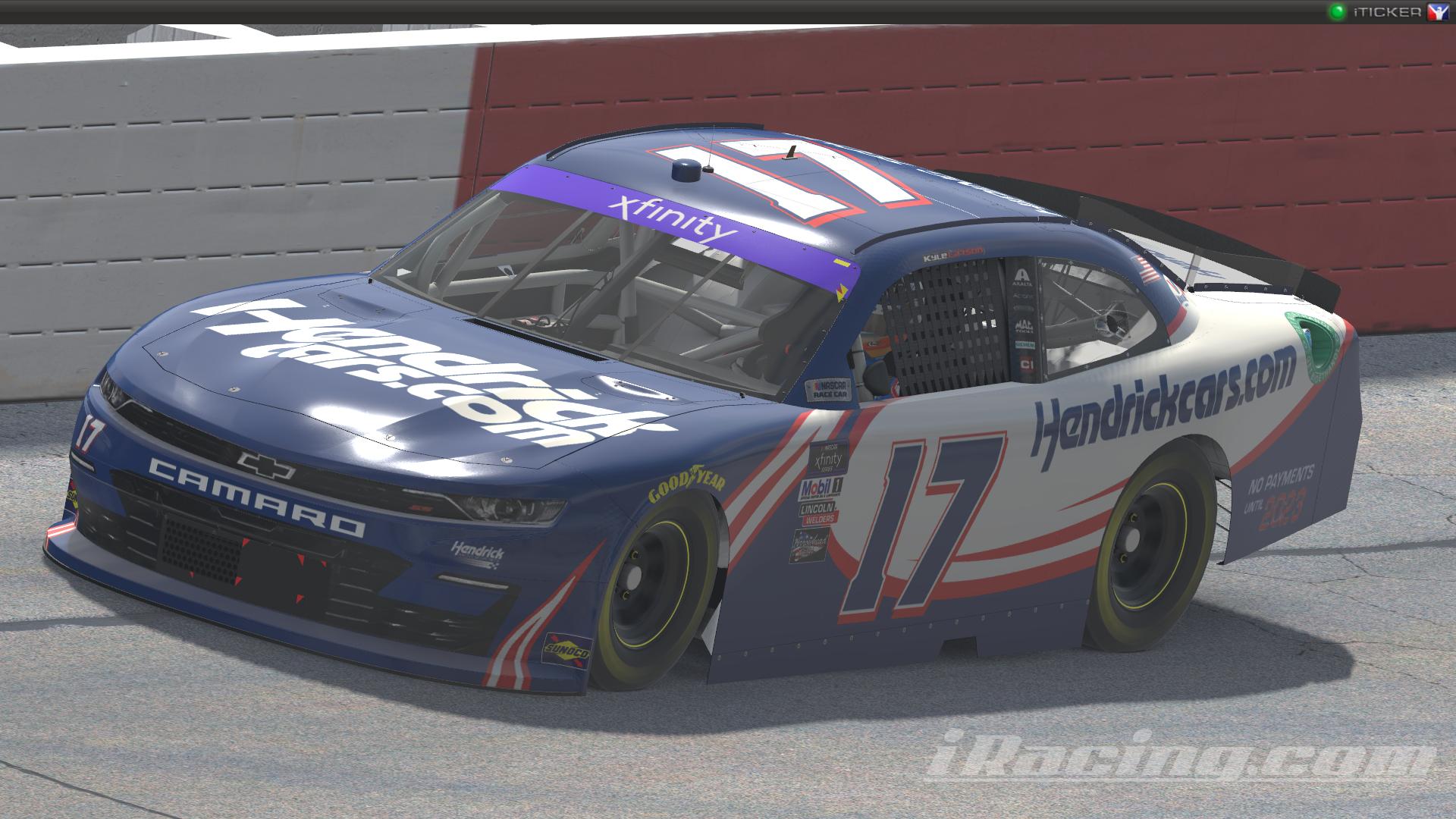 Kyle Larson #17 Hendrick Cars V2 2022 NASCAR Xfinity Series With Custom ...