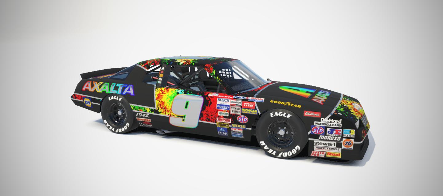 Updated Fictional #9 Elliott/Hendrick AXALTA Rainbow/Chrome w/Spec and ...