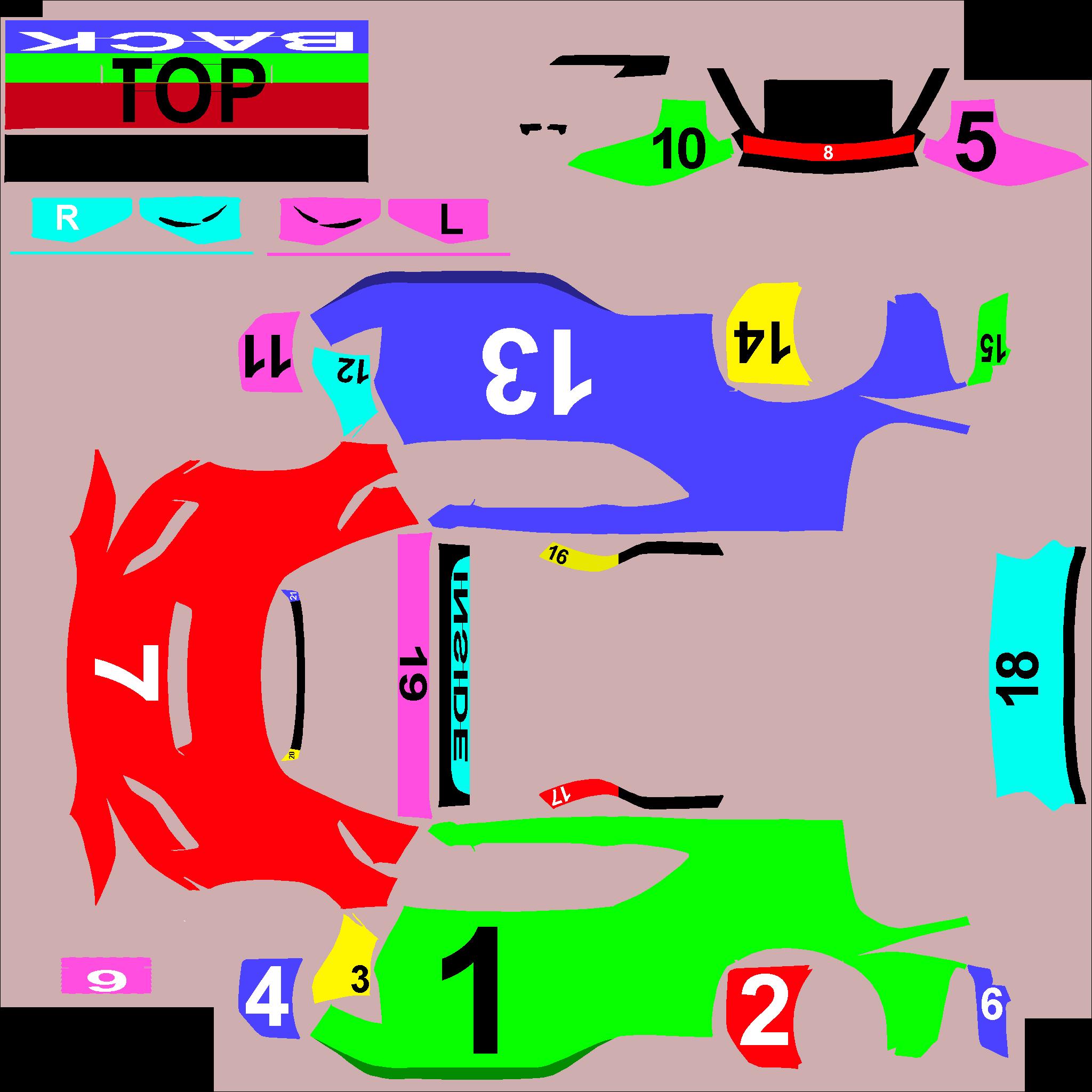Porsche Mission R Parts by Clyde Coman - Trading Paints