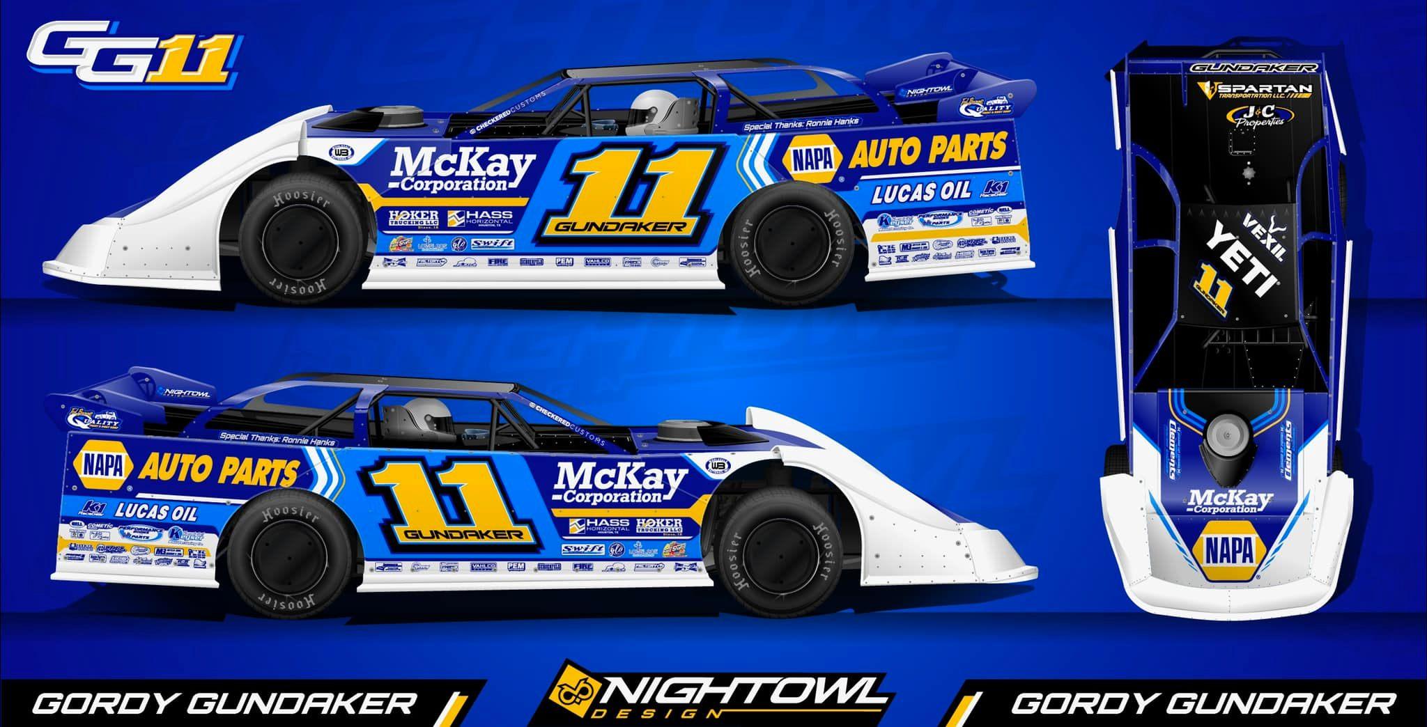 Gordy Gundaker world 100 car by Cameron Cormier - Trading Paints